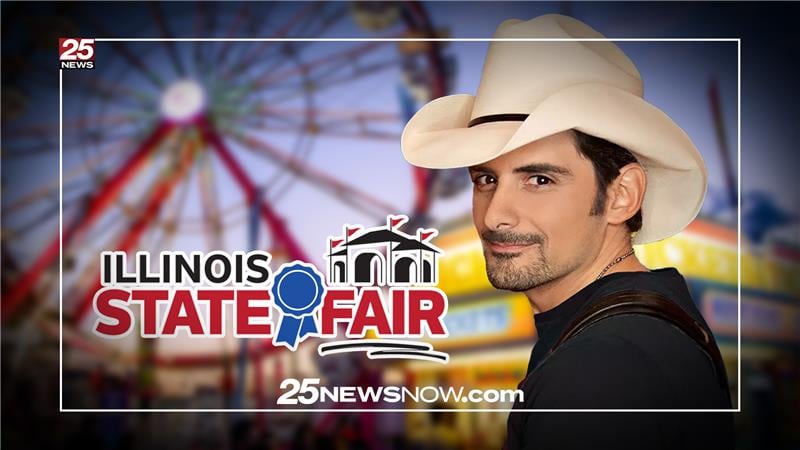 Brad Paisley coming to perform at the Illinois State Fair Brad Paisley coming to perform at the Illinois State Fair